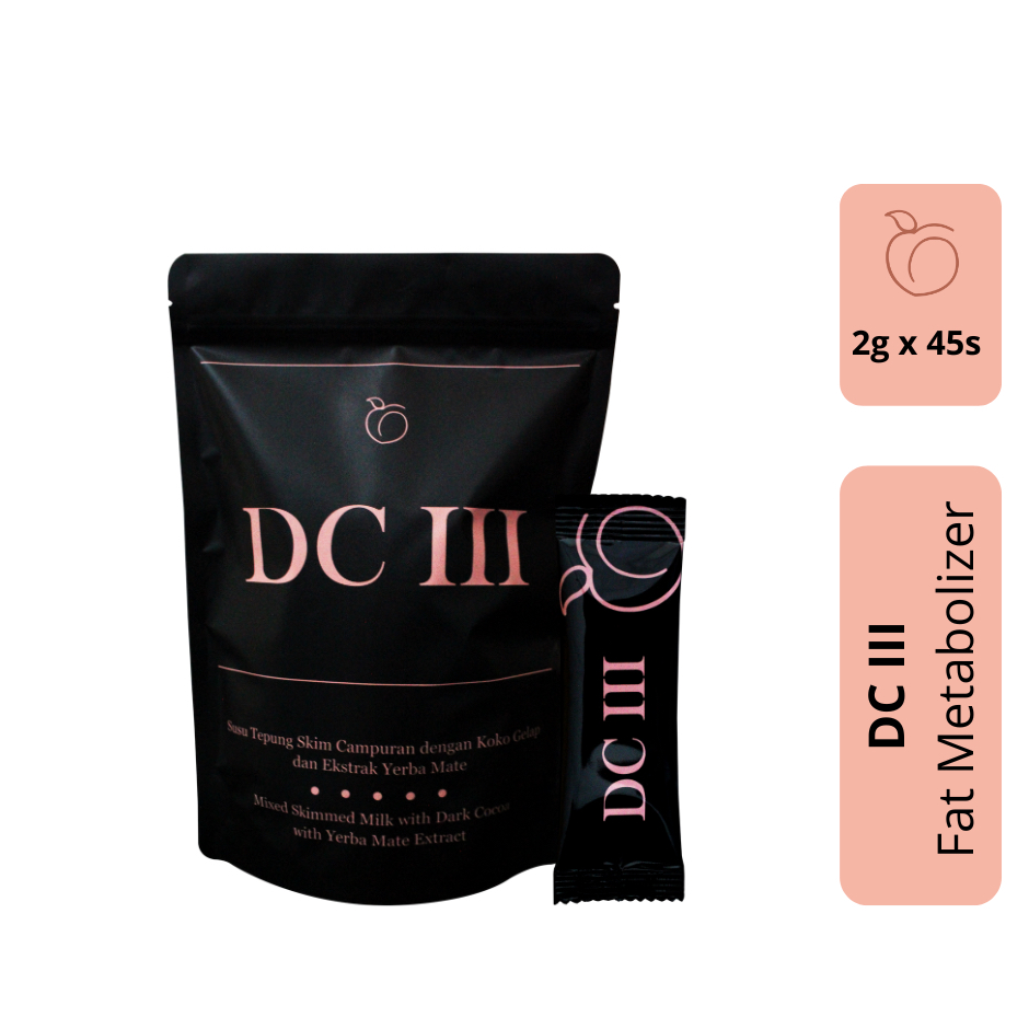 DC III Fat Metabolizer slimming supplement dark cacao,fat blocker ...