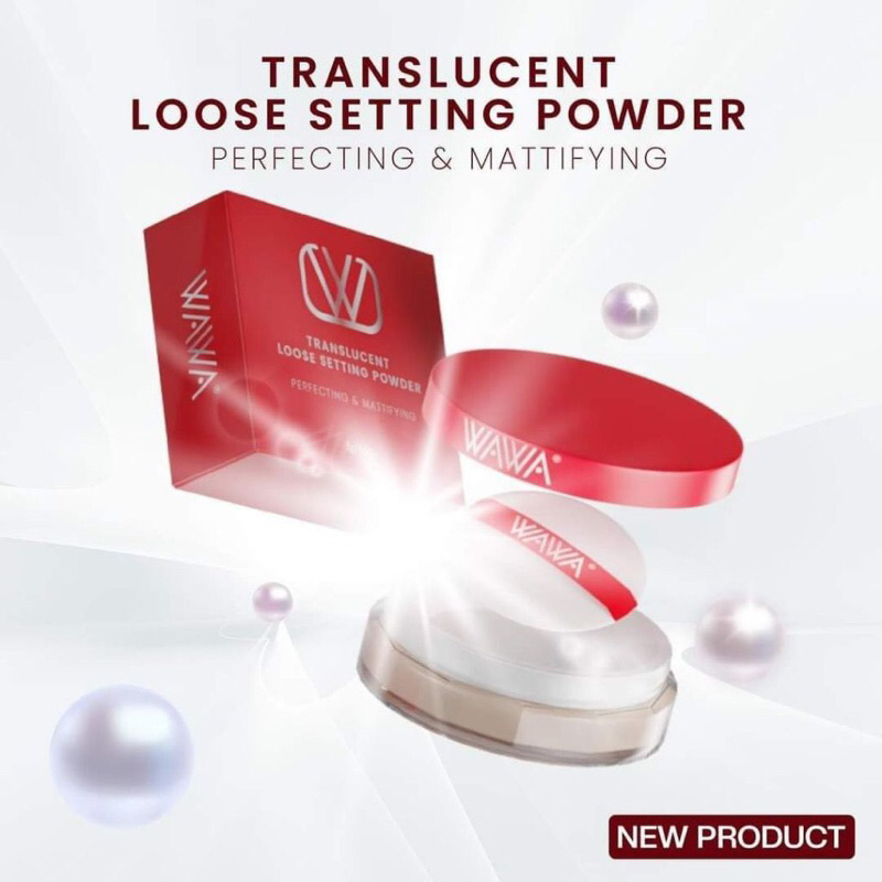 WAWA TRANSCLUCENT LOOSE SETTING POWDER 15g | Shopee Singapore
