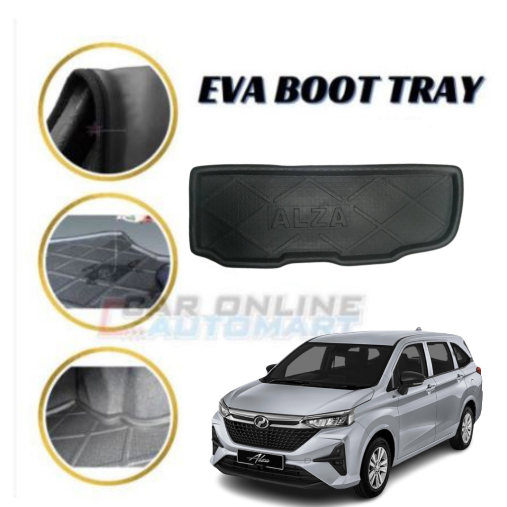 PERODUA ALZA 2022 EVA Car Boot Tray Copolymer Trunk Tray Luggage Cargo ...