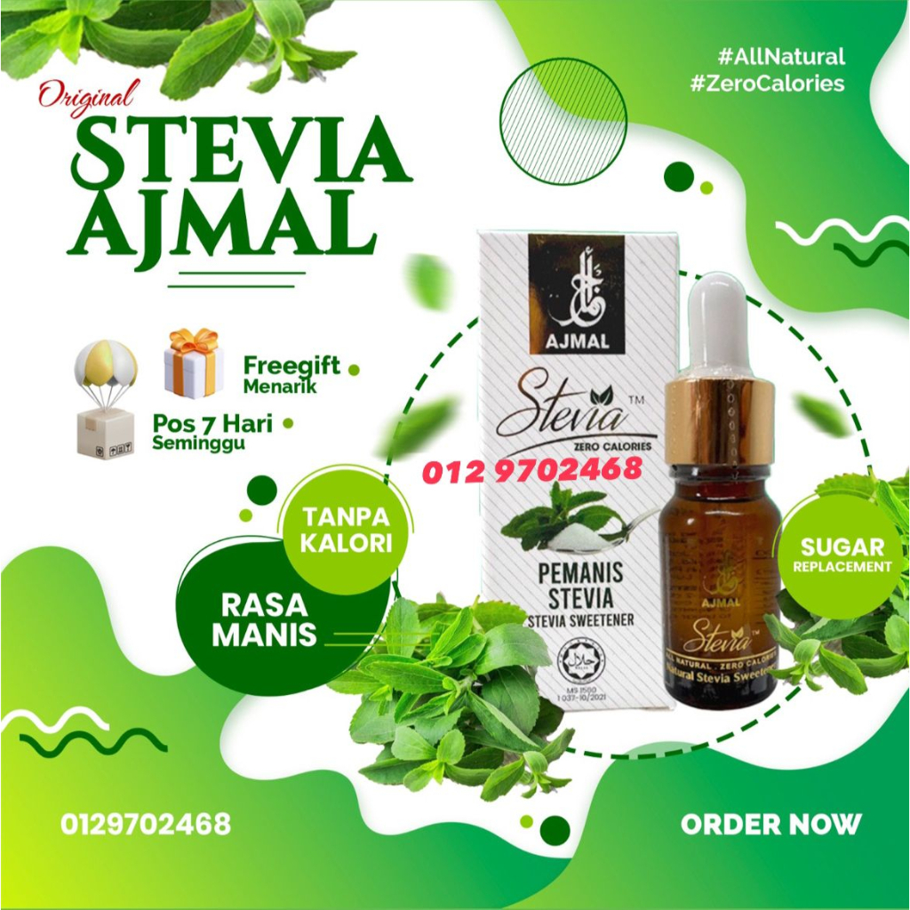 Stevia ALAJMAL Sweetener Pengganti Gula | Sugar Replacement | Stevia ...
