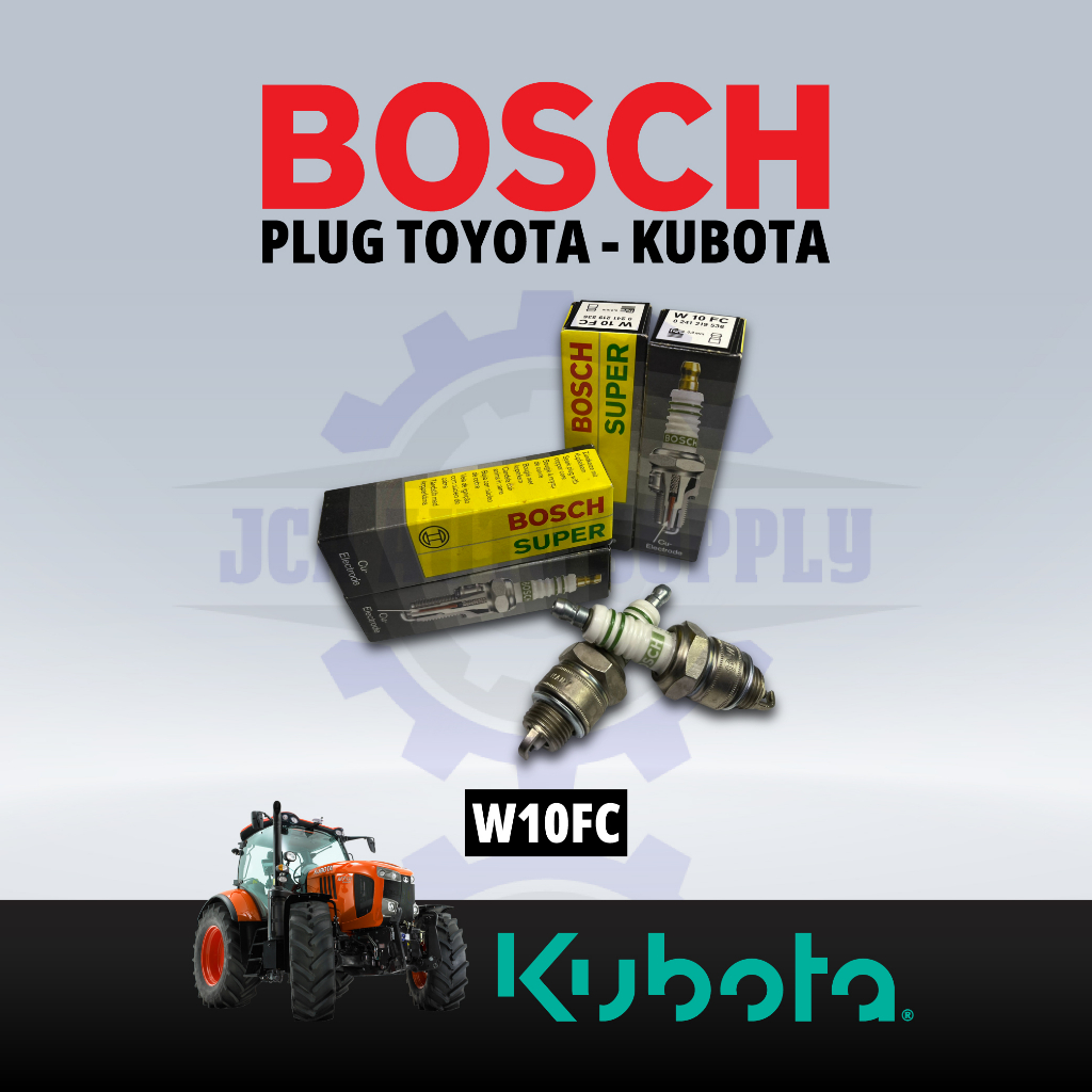 BOSCH Super Spark Plug - Toyota-Kubota - W10FC | Shopee Singapore