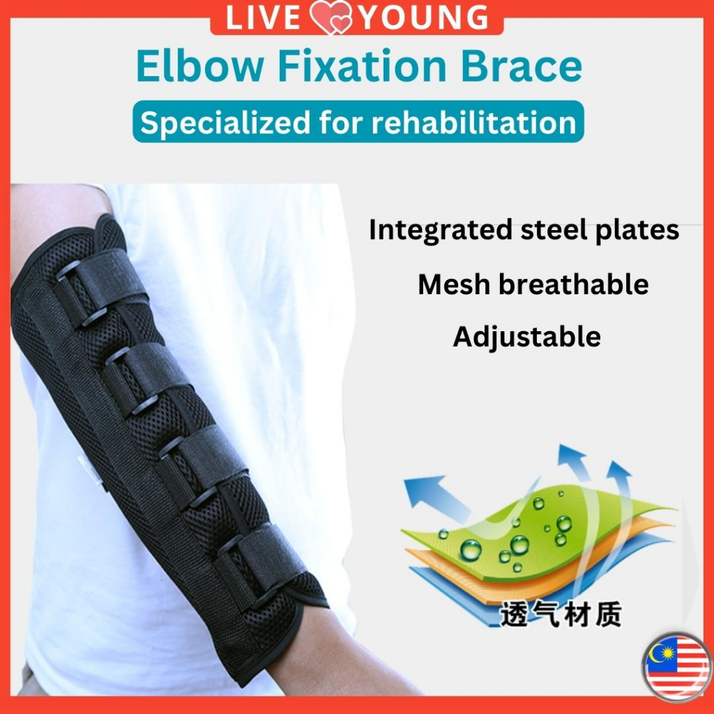 Elbow Brace Fixed Humerus Support Guard Arm Joint Ulnar Splint Fracture ...
