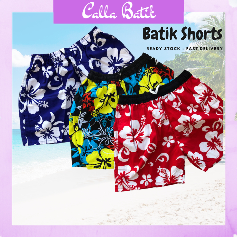 Batik Short Pants Women Free Size 16 Seluar Pendek Perempuan Batik ...