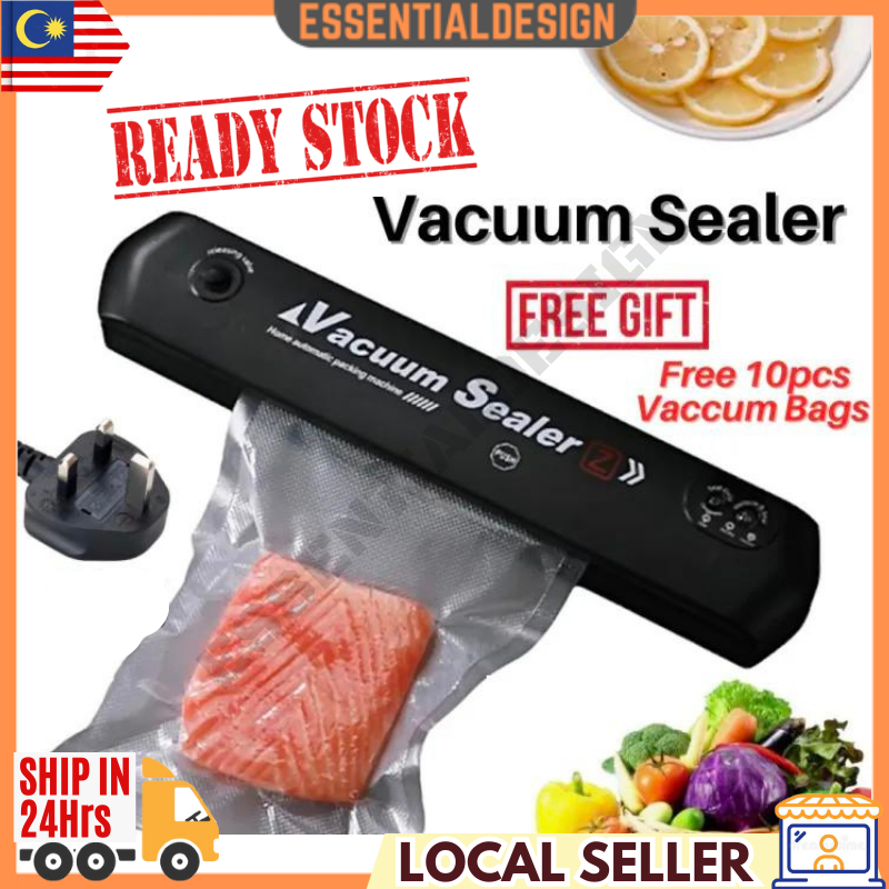 Automatic Food Sealer Vacuum Sealing Machine Packaging Airtight Dry Wet ...