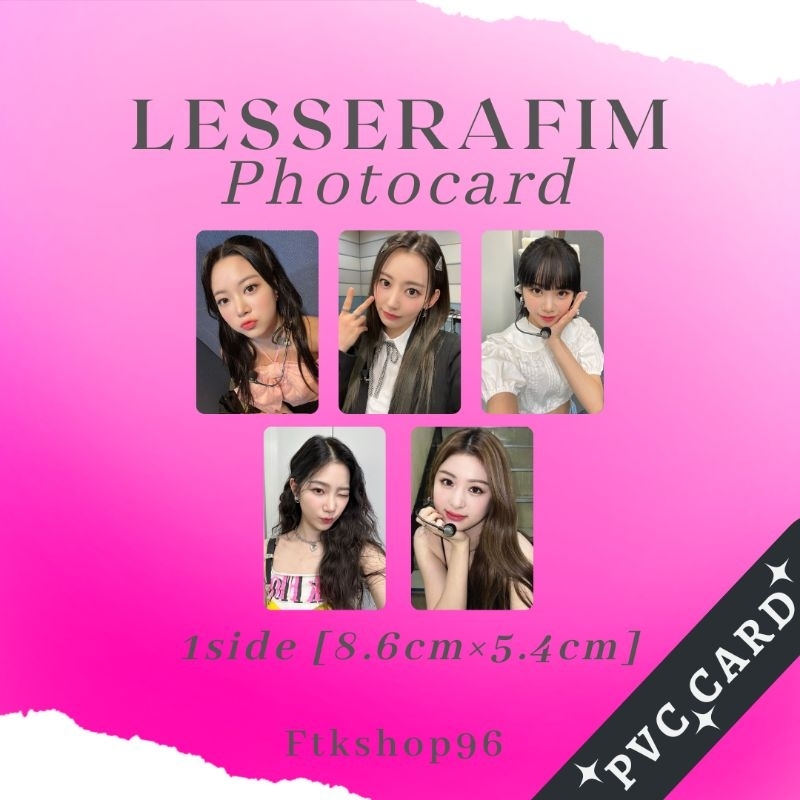 Kpop LE SSERAFIM Selca Hd Photocard (PVC CARD) selfie photo unforgiven ...