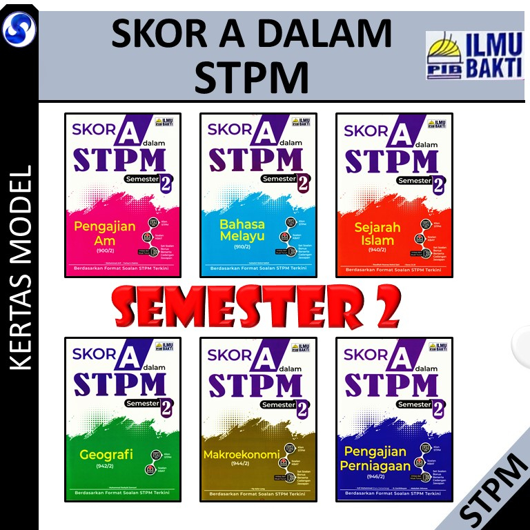 2023: Score A In STPM SEMESTER 2 Paper MODEL-Service | Shopee Singapore