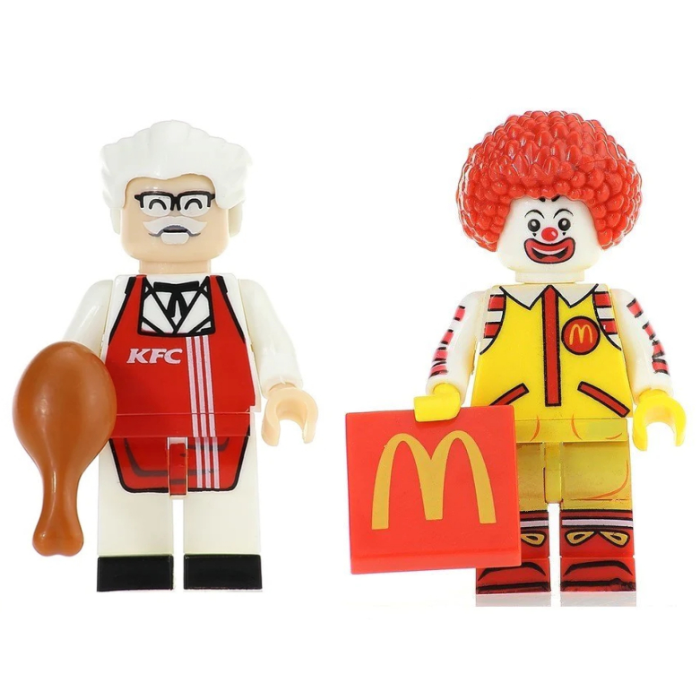 KFC & Mcdonalds Lego Minifigure | Shopee Singapore