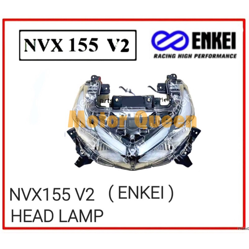 Enkei Head Lamp Yamaha NVX155 V2 Head Light Front Headlamp Yamaha NVX ...