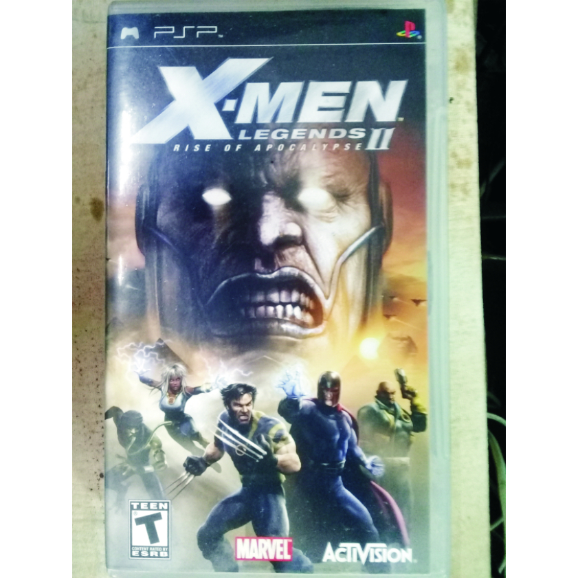 20221106-345b SONY PLAYSTATION PORTABLE PSP GAME X-MEN LEGENDS II ...