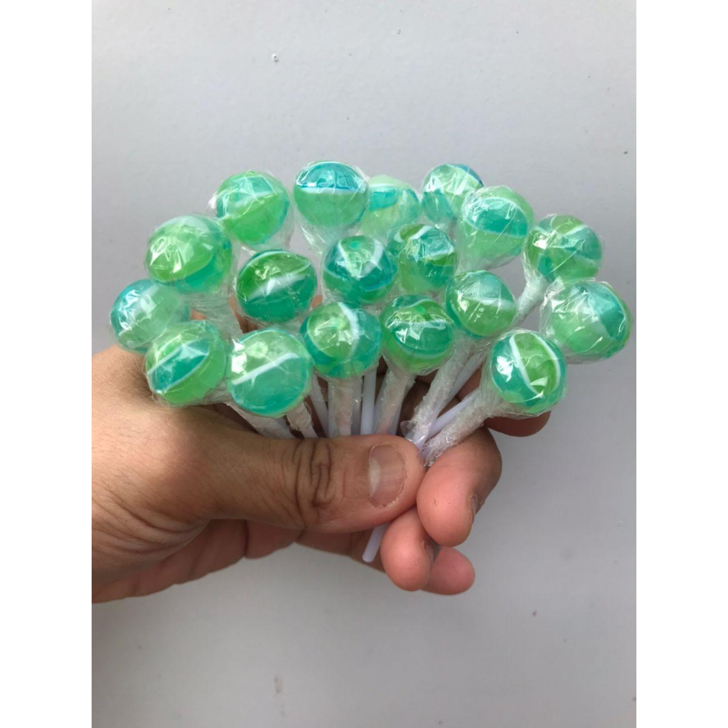 50 Pcs Mini Lollipop Ball Refreshing Sprite Spring Flavour Candy 3g Each HALAL | Shopee Singapore