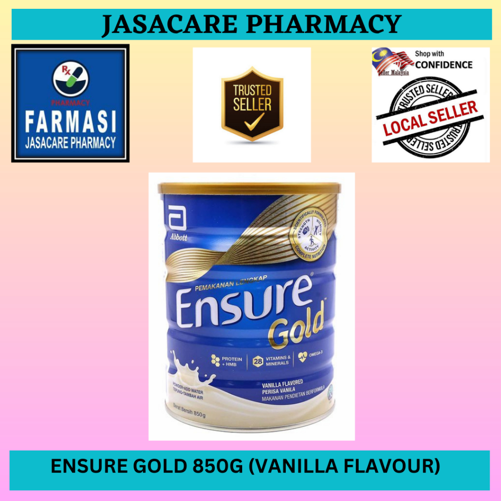 ABBOTT ENSURE GOLD VANILLA 850G | Shopee Singapore
