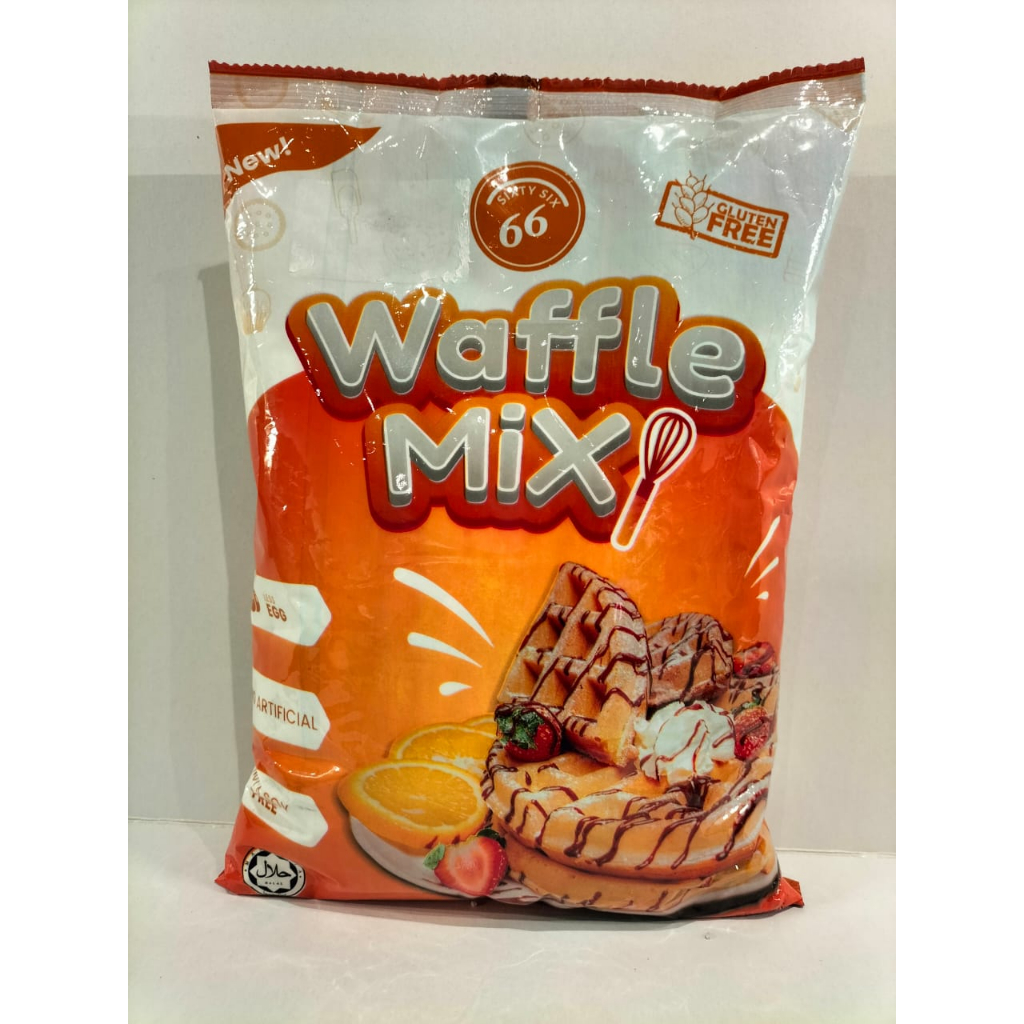 66 Waffle Mix /Tepung Waffle 1kg Halal | Shopee Singapore