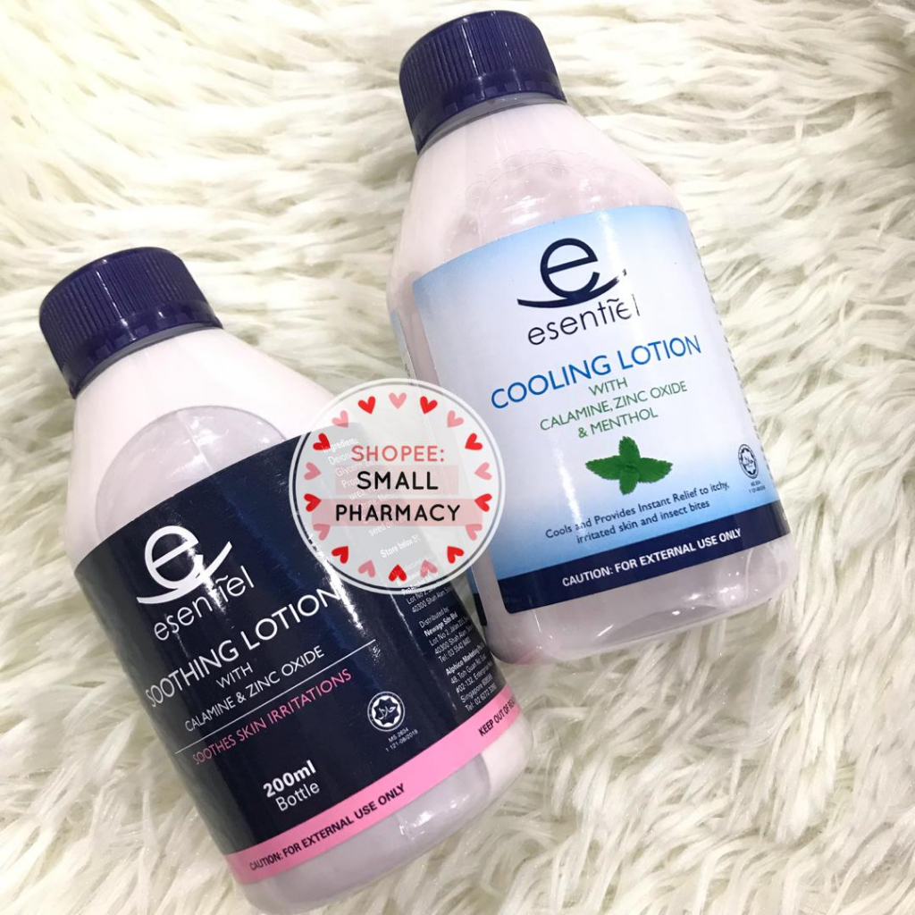 Esentiel Cooling Lotion with Calamine, Zinc Oxide & Menthol / Soothing ...