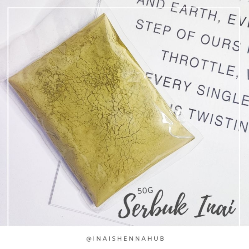 HIJAU MERAH Inai EULA Powder 50G Premium Inai Pakistan India Inai Red ...