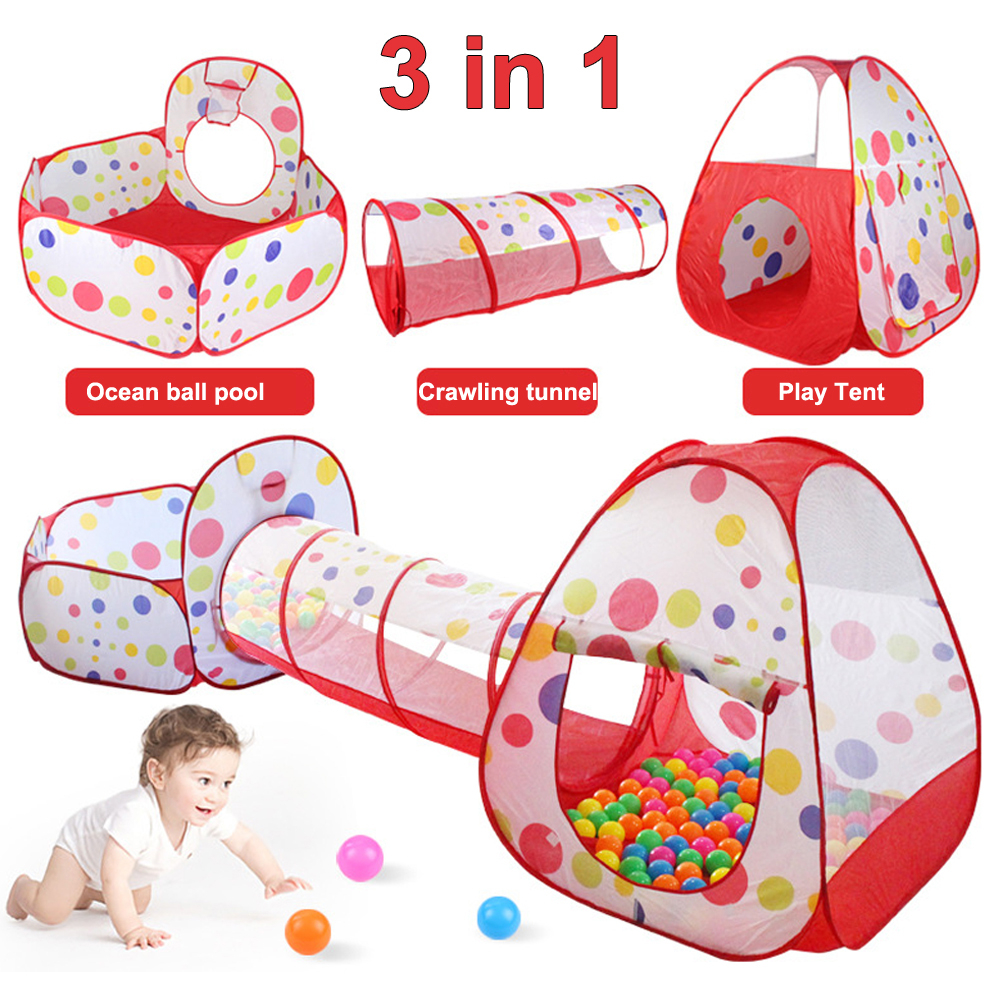 Baby Playground Portable Baby Playground – Ball Pool, Tunnel & Children ...