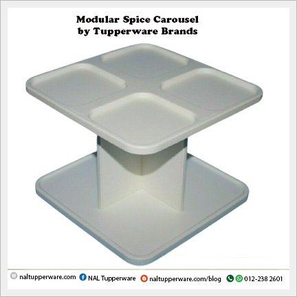 [Tupperware Brands] Modular Spice Carousel | Spice Rack | Rak Rempah ...