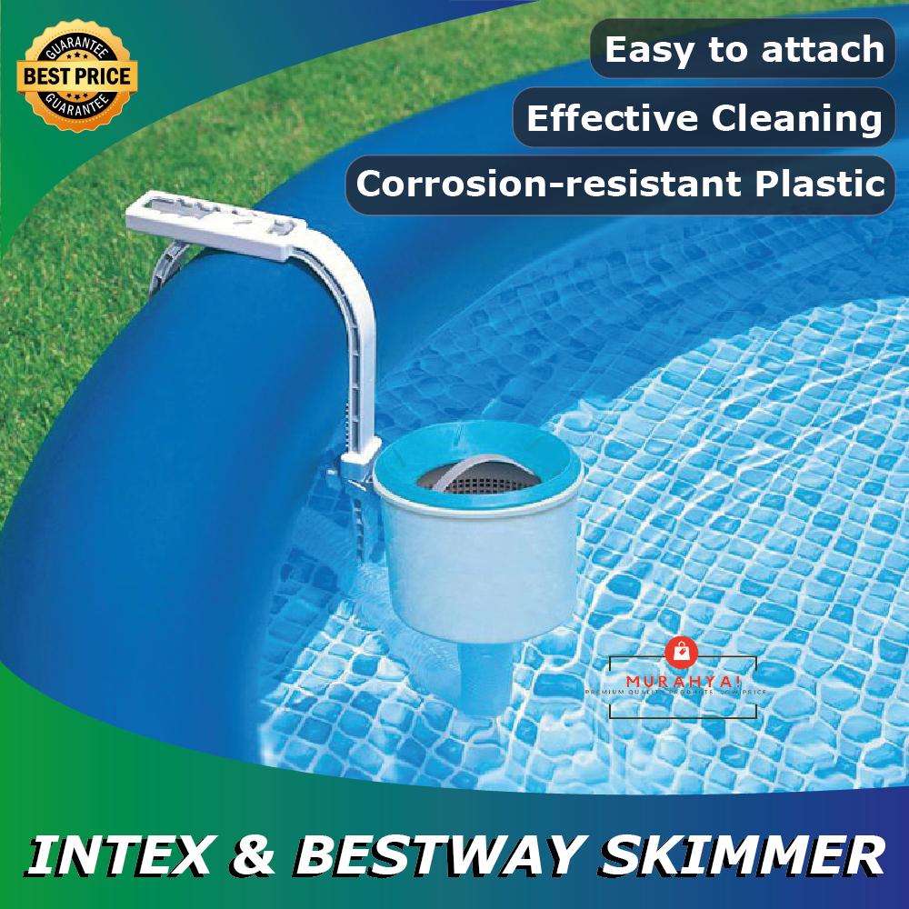 Swimming pool Skimmer Floating Wall Mount Pool Surface Cleans Pools ...