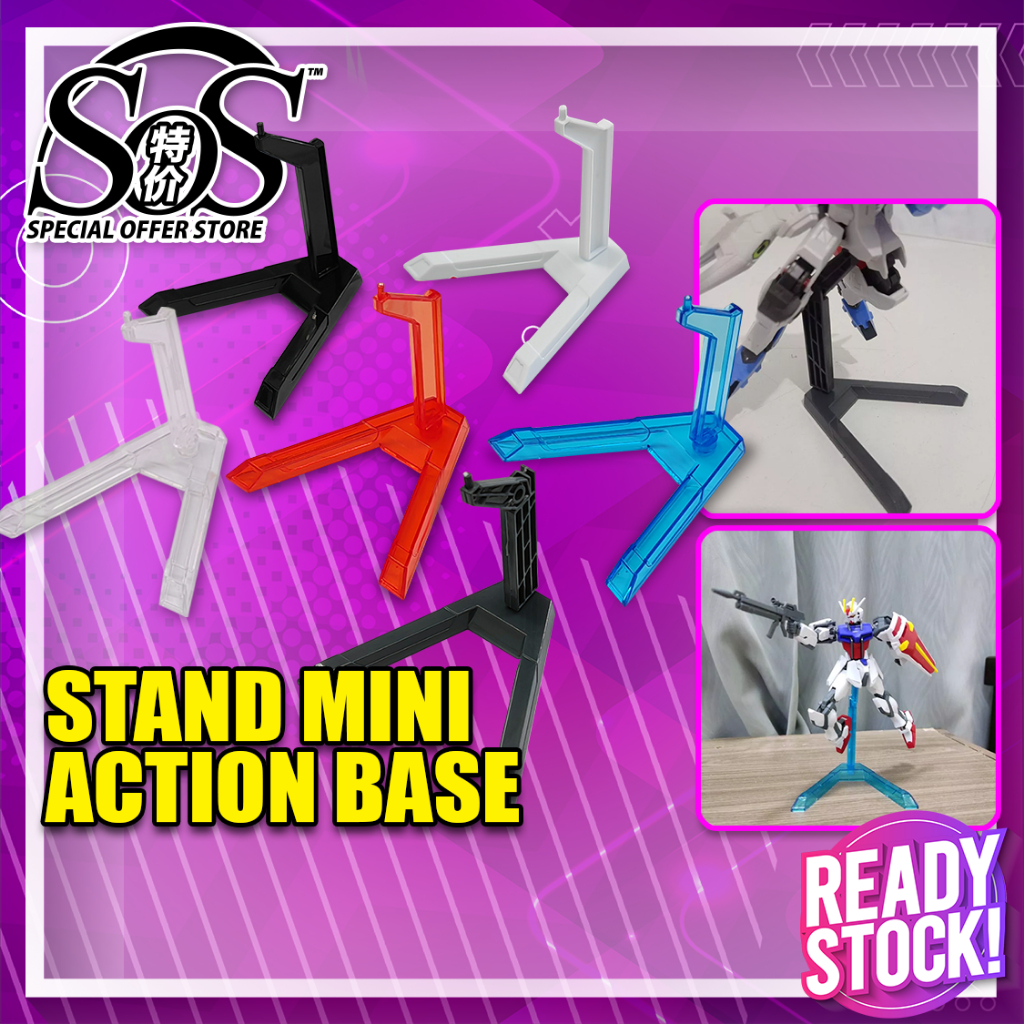 SD/BB Gundam Display Stand Mini Action Base Basic Stand for SD/BB Model 1/144 Gundam Stand ...