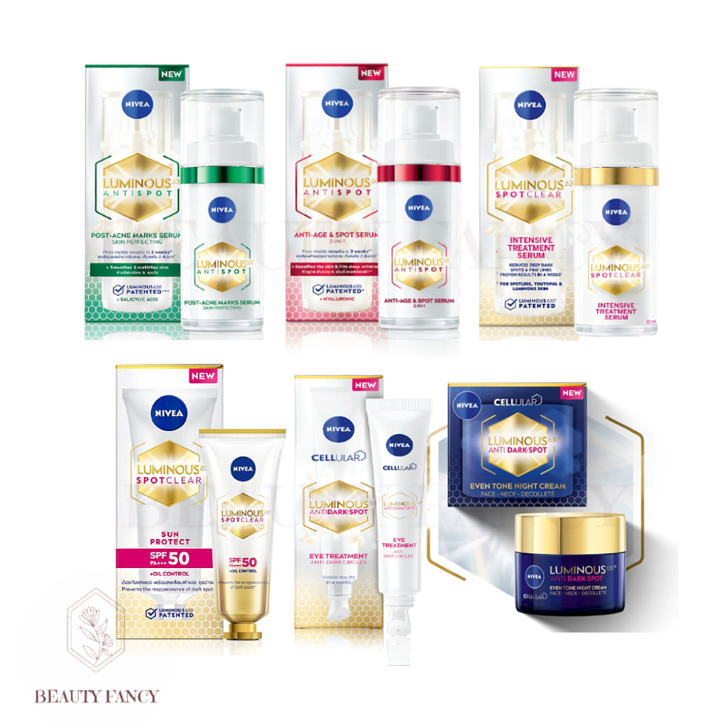 Nivea Luminous 630 Anti Dark Spot Gold Advanced Treatment/Anti-Age/Post ...