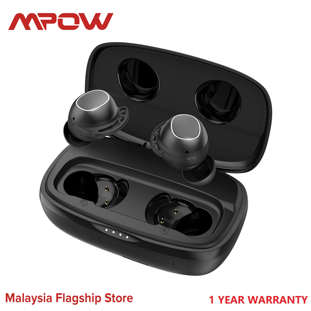 Mpow M30 Plus Wireless Earphones with Mic power bank function Wireless Earbuds Immersive Bass ...