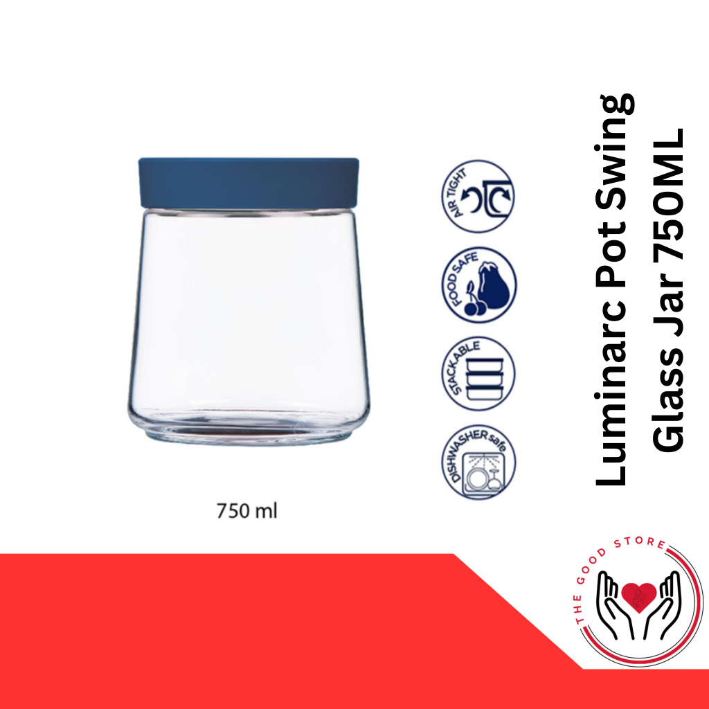 Luminarc Pot Swing Glass Jar 750ML | Shopee Singapore