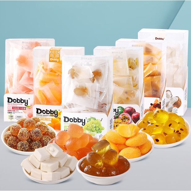 Dobby Konjac Gummy Candy Real Fruit Juice 哆比软糖 Q弹软糯 (100g) - Kyoho ...