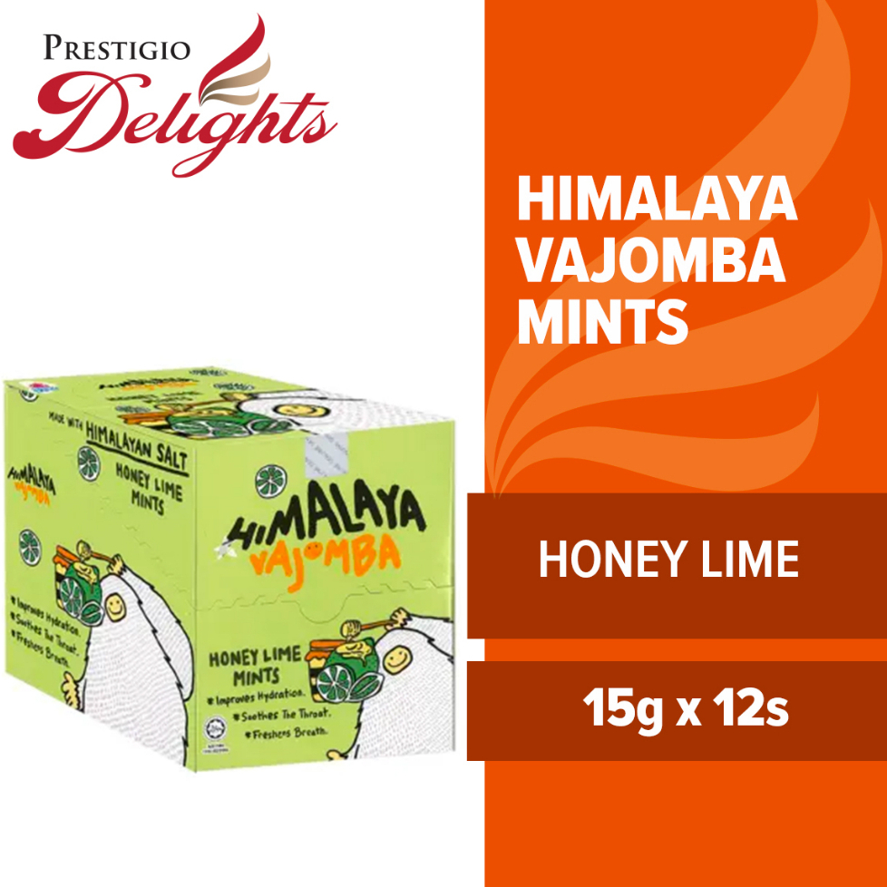 Himalaya Vajomba Honey Lime Mints Candy 15g x 12's | Shopee Singapore