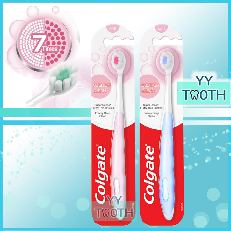 D8F Colgate Cushion Clean toothbrush BERUS GIGI COLGATE CUSHION super ...