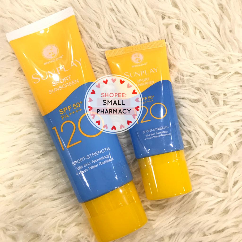 Sunplay SPORT Sunscreen SPF50 + PA++++ 120 Sport Strength 30g / 80g Wet ...