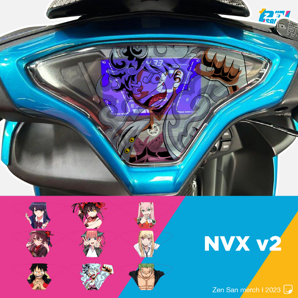Anime Speedometer sticker for NVX v1 v2 | Shopee Singapore