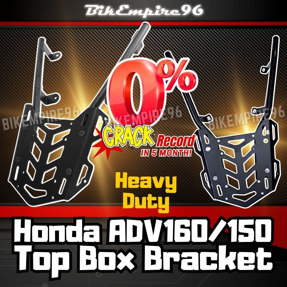 Honda ADV160 ADV150 Heavy Duty Top Box Bracket Rear Rack Monorack Top ...