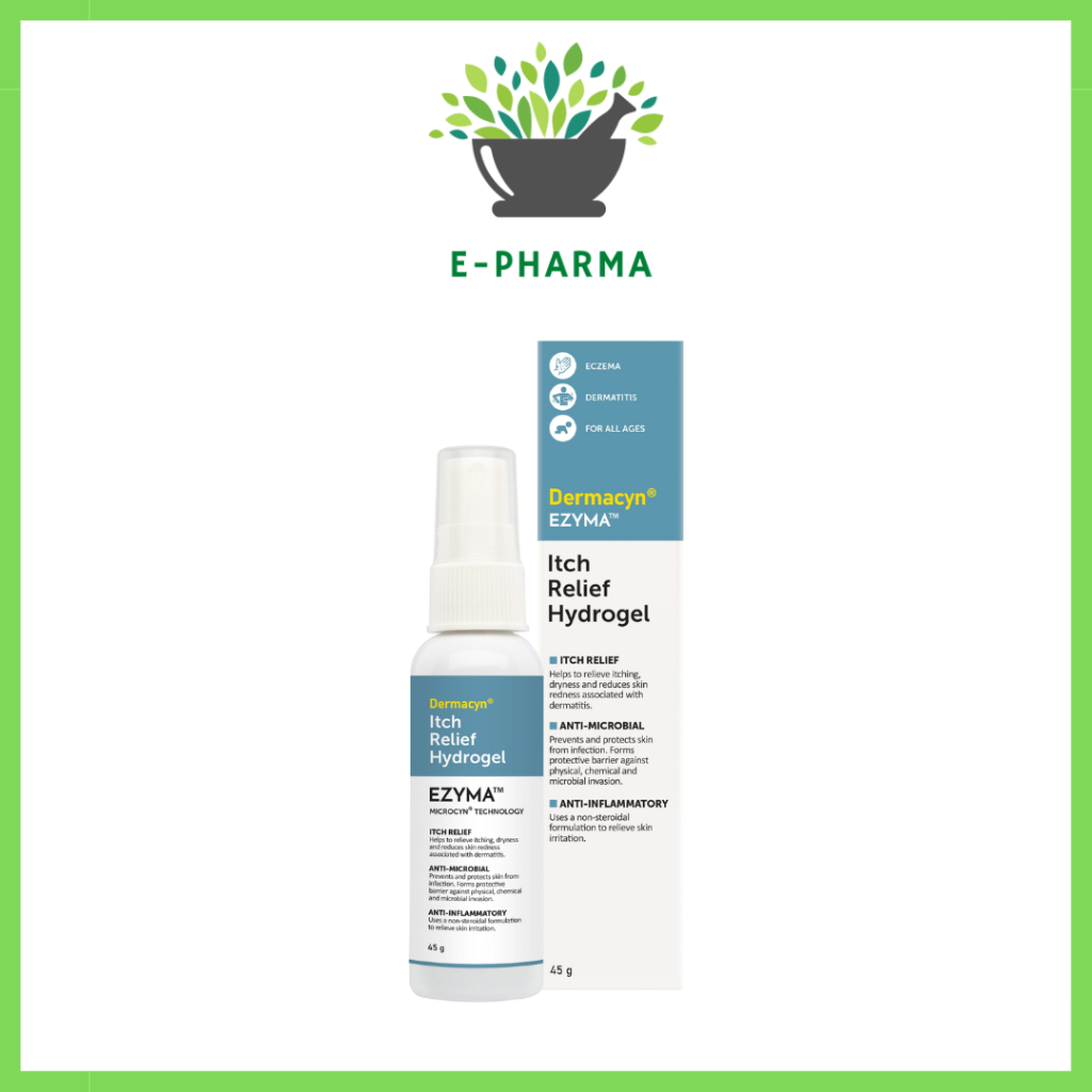 Dermacyn Ezyma Hydrogel for Eczema & Dermatitis - 45g | Shopee Singapore