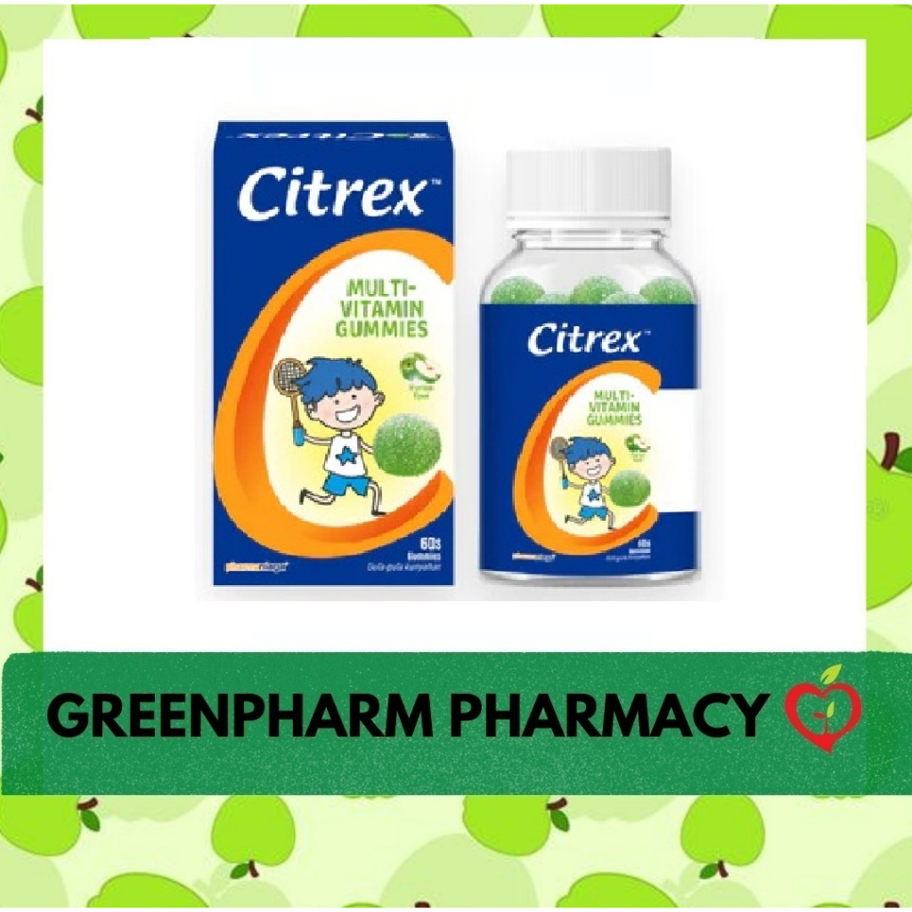 Citrex Multivitamin Gummies Apple 60's (EXP: 11/2024) | Shopee Singapore