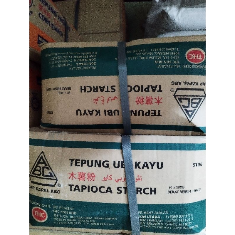 Tepung Ubi Cap Kapal ABC / Tapioca Starch 500g (Carton) | Shopee Singapore
