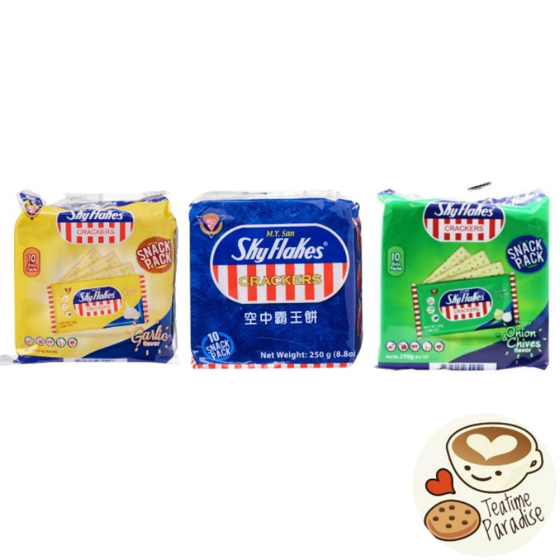 M.Y. San SkyFlakes Crackers 250g (10's x 25g) | Shopee Singapore