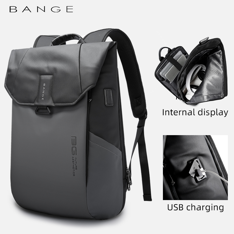 Bange Jade Laptop Backpack Water-Resistant and Multi Compartment USB ...