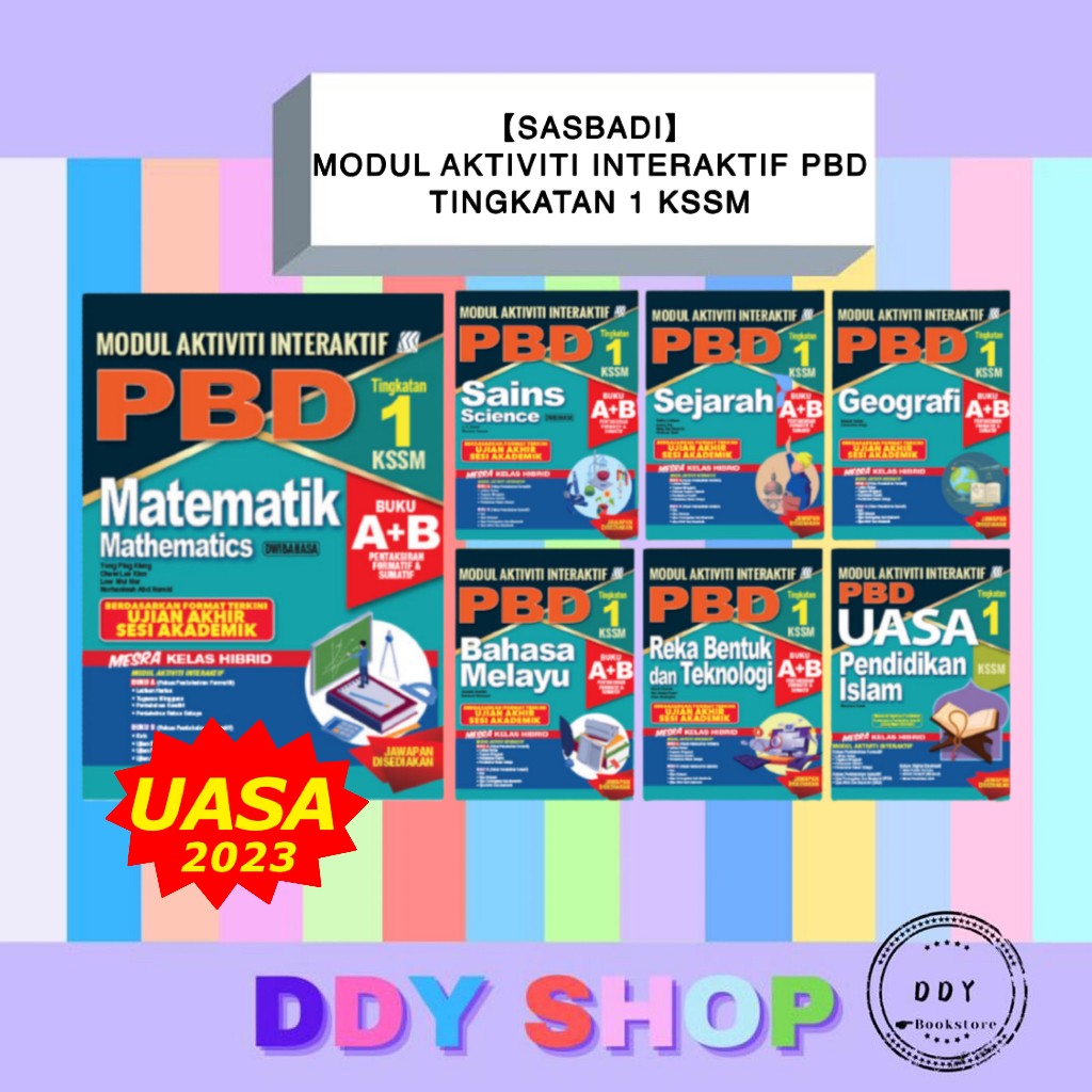 Clearance【sasbadi】interactive Activity Module PBD UASA Form 1 KSSM ...