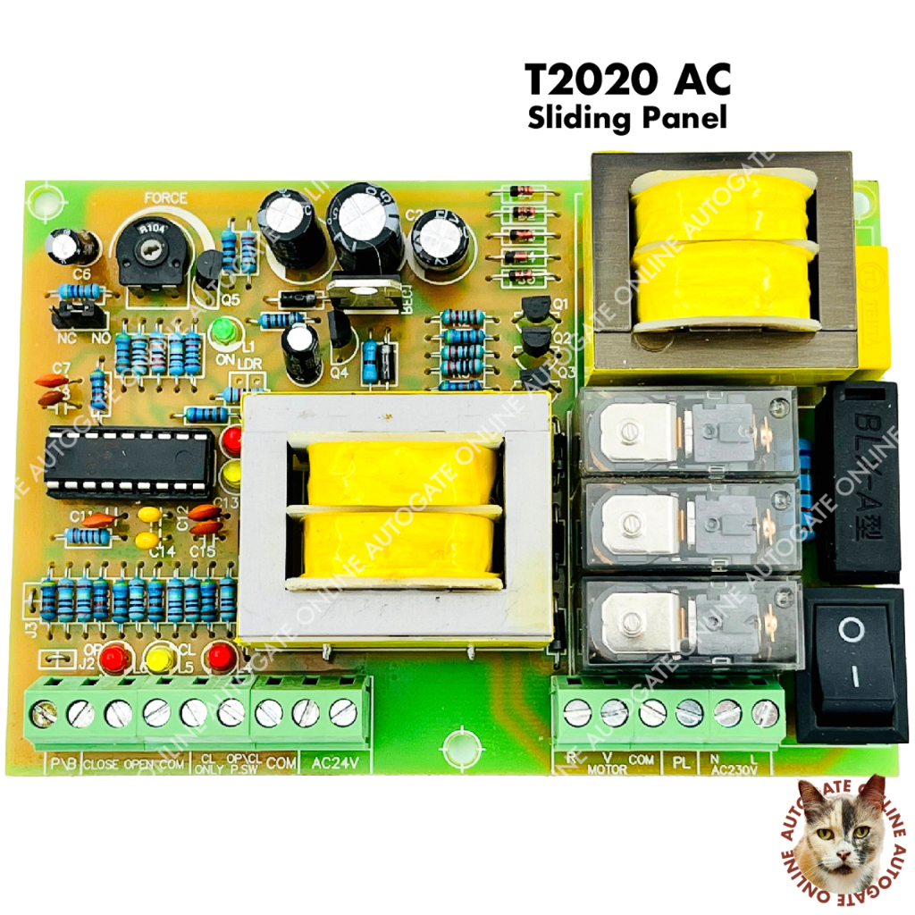 T2020 AC SLIDING Autogate Sliding Control Panel Sliding Control Board ...