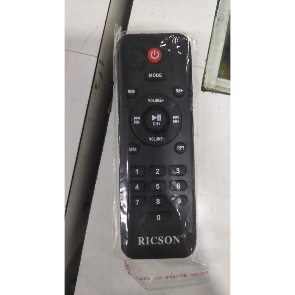 RICSON MULTIMEDIA SPEAKER REMOTE CONTROL | KAWALAN JAUH SPEAKER ...