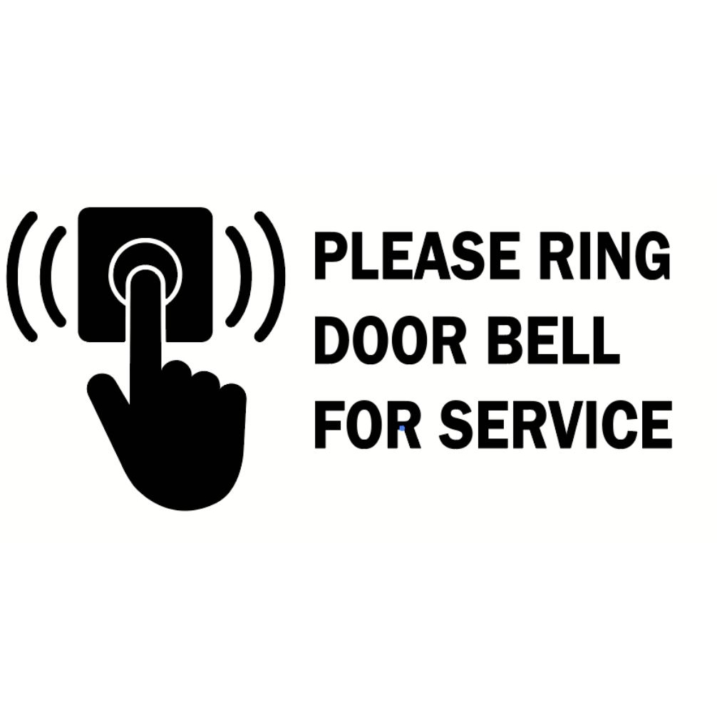 STICKER PRESS BELL,STICKER CERMIN,STICKER PINTU,GLASSDOOR,STICKER ...