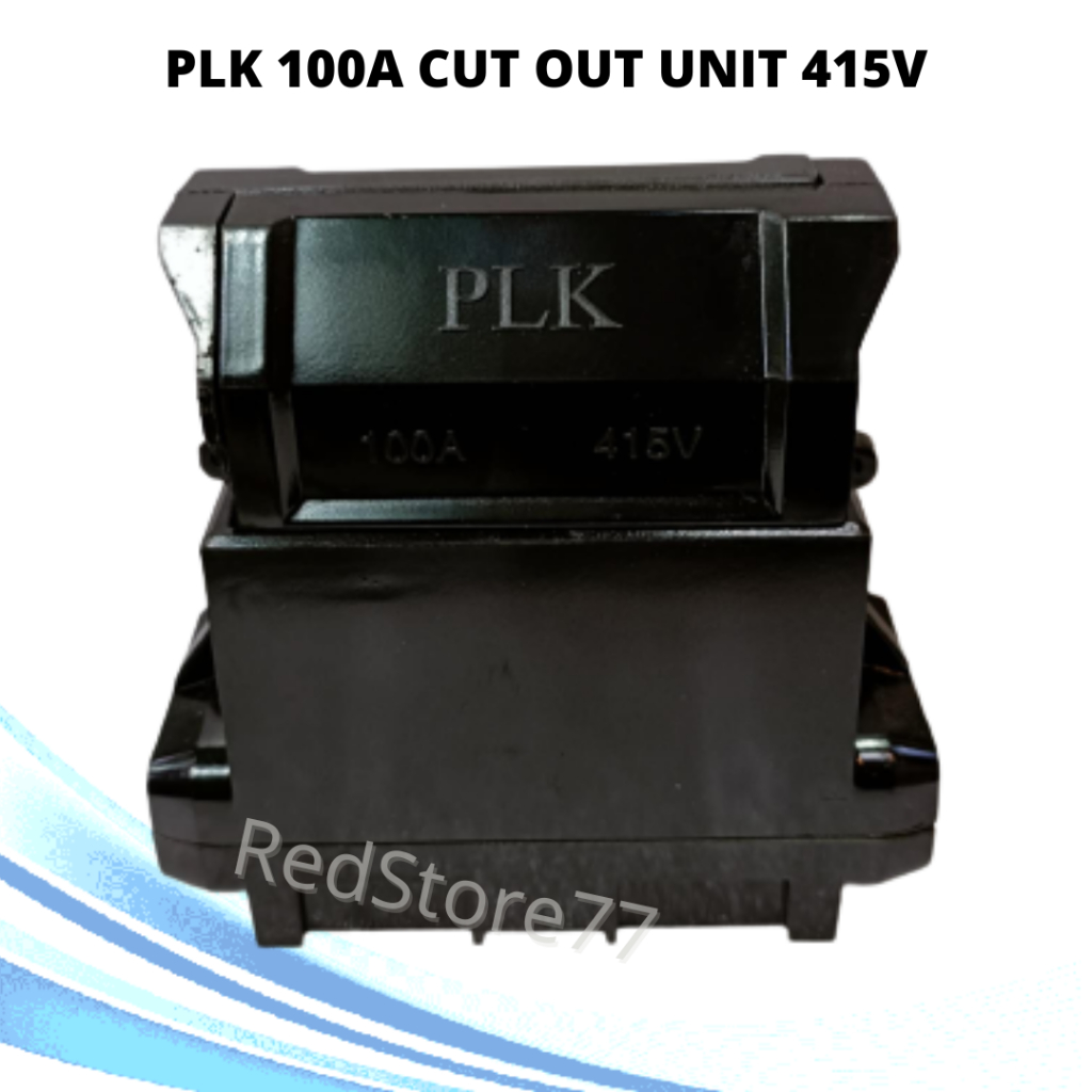 PLK 100A CUT OUT UNIT 100/CO 415V 3 PHASE WITHOUT FUSE, PLK CUT OUT AMPERE 100A RUMAH FUSE METER ...