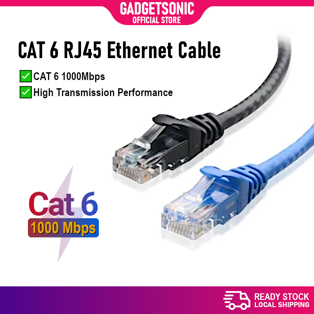 CAT6 RJ45 Gigabit Ethernet Cable CAT 6 LAN Network Cable UTP Wire Patch ...