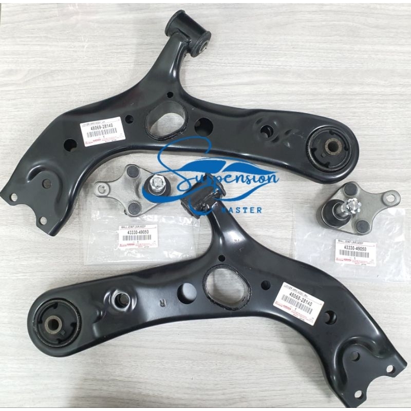 4 IN 1SET - FRONT LOWER ARM WITH BALL JOINT - TOYOTA ESTIMA VELLFIRE ...
