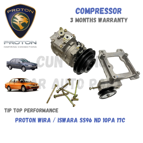 3 Month Warranty PROTON WIRA / ISWARA SS96 DENSO 10PA 17C Car Air Cond ...