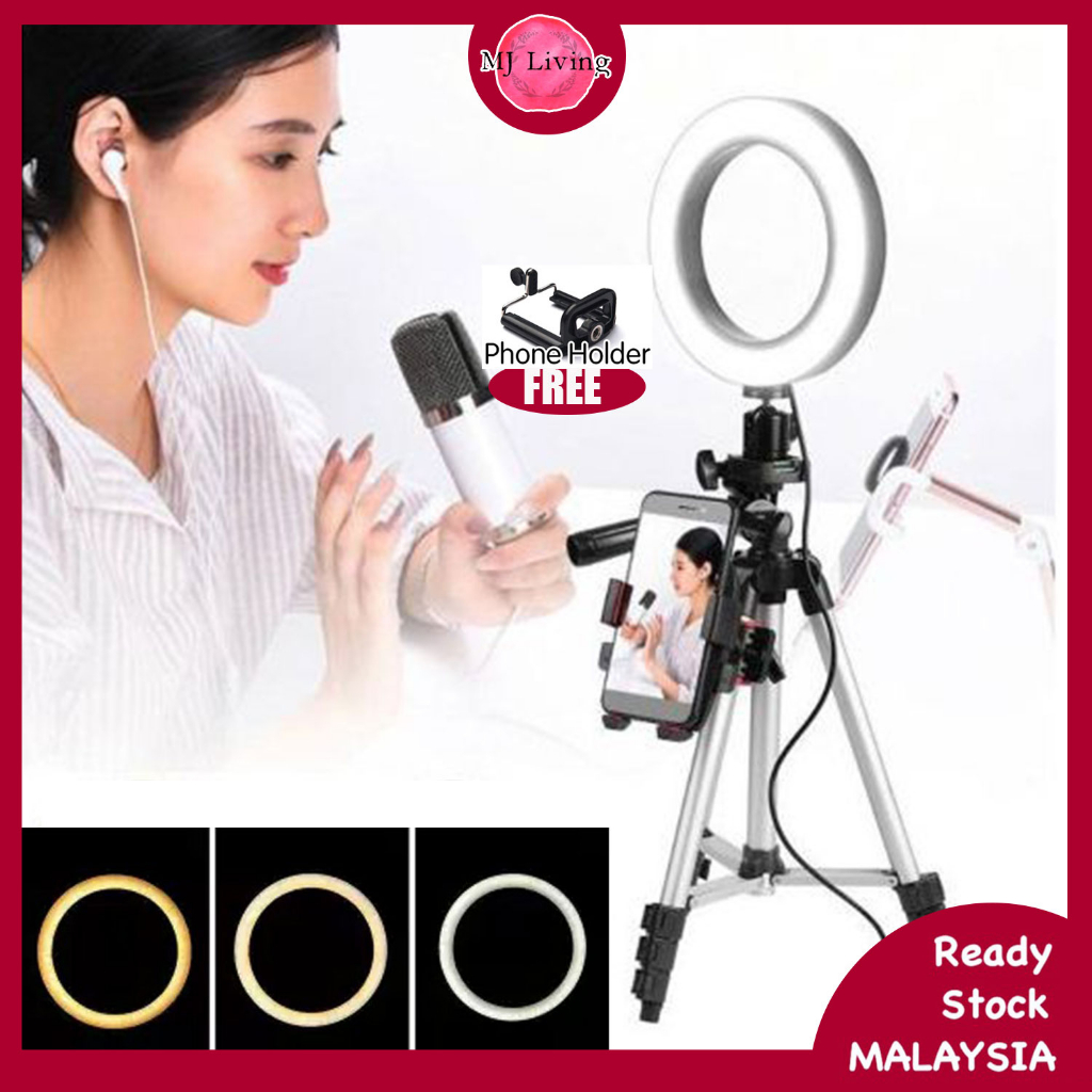 Portable Light Weight 3110 Tripod 360 Degree Stand Mount With 6 Inch ...