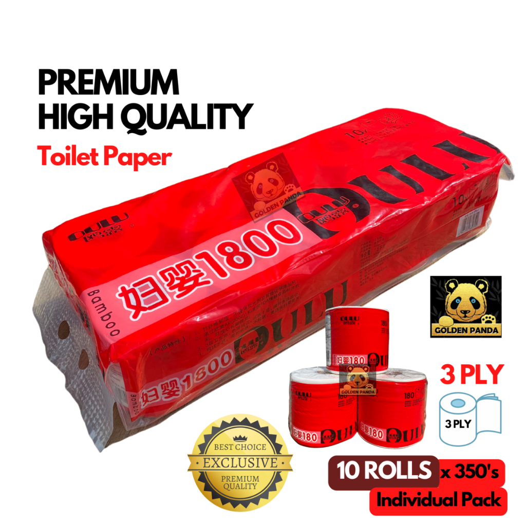 Premium Toilet Paper Roll / Toilet Tissue Roll / Tissue Roll/ Tisu ...