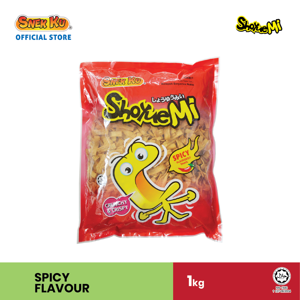 Snek Ku Shoyuemi Spicy Flavoured Snacks (1kg) | Shopee Singapore