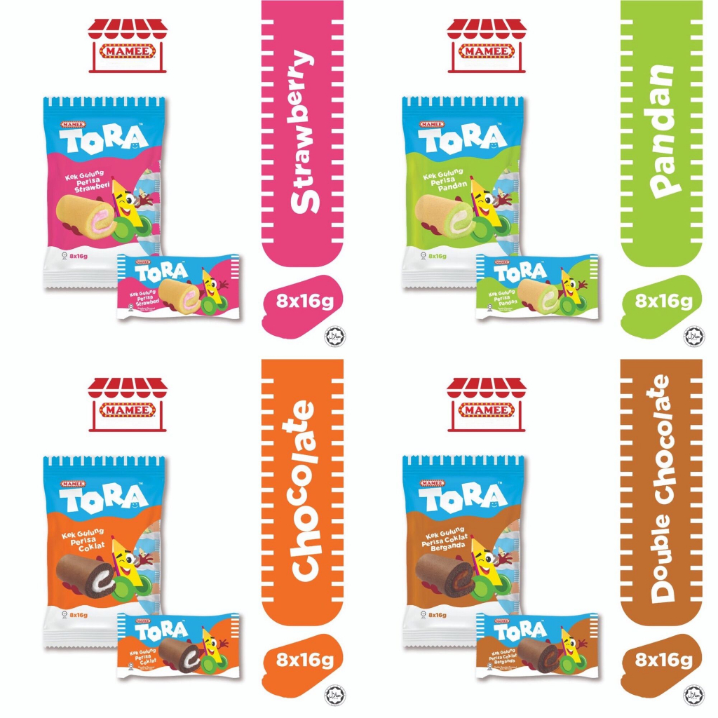 Mamee Tora Swiss Roll & Layer Cake Family Pack 7 pcs FREE TOYS Kek ...