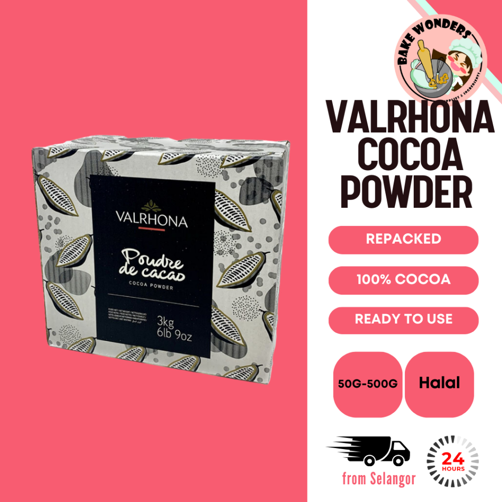 Valrhona Cocoa Powder/Varlhona Cocoa Powder/ 100% Imported Pure Cocoa ...