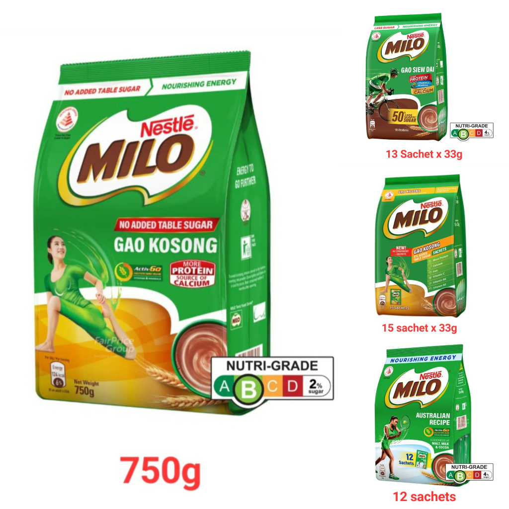 [Stok Ada] Milo Gao Kosong/Gao Siew Dai/Milo Australian Recipe With ...